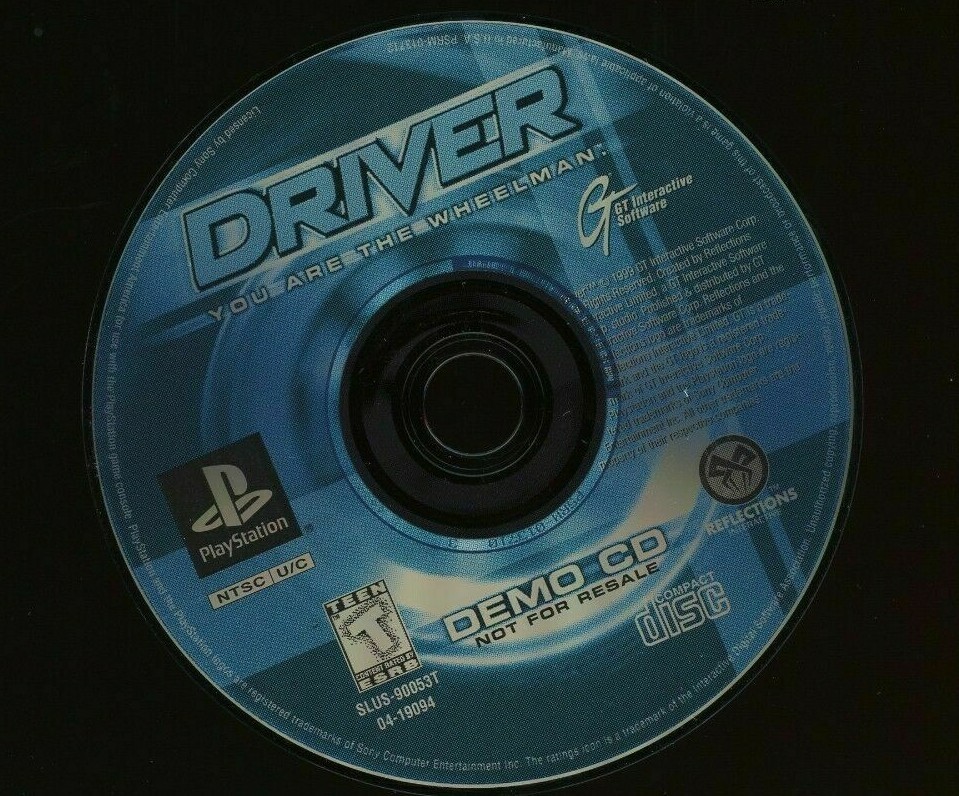 RARE PS1 DRIVER DEMO DISC CD TOYS R US COVER (PLAYSTATION 1 1999) GAME ...