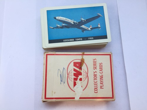 Playing cards - Vintage Deck TWA Lockheed 1649 -1957 Collectors Series ...