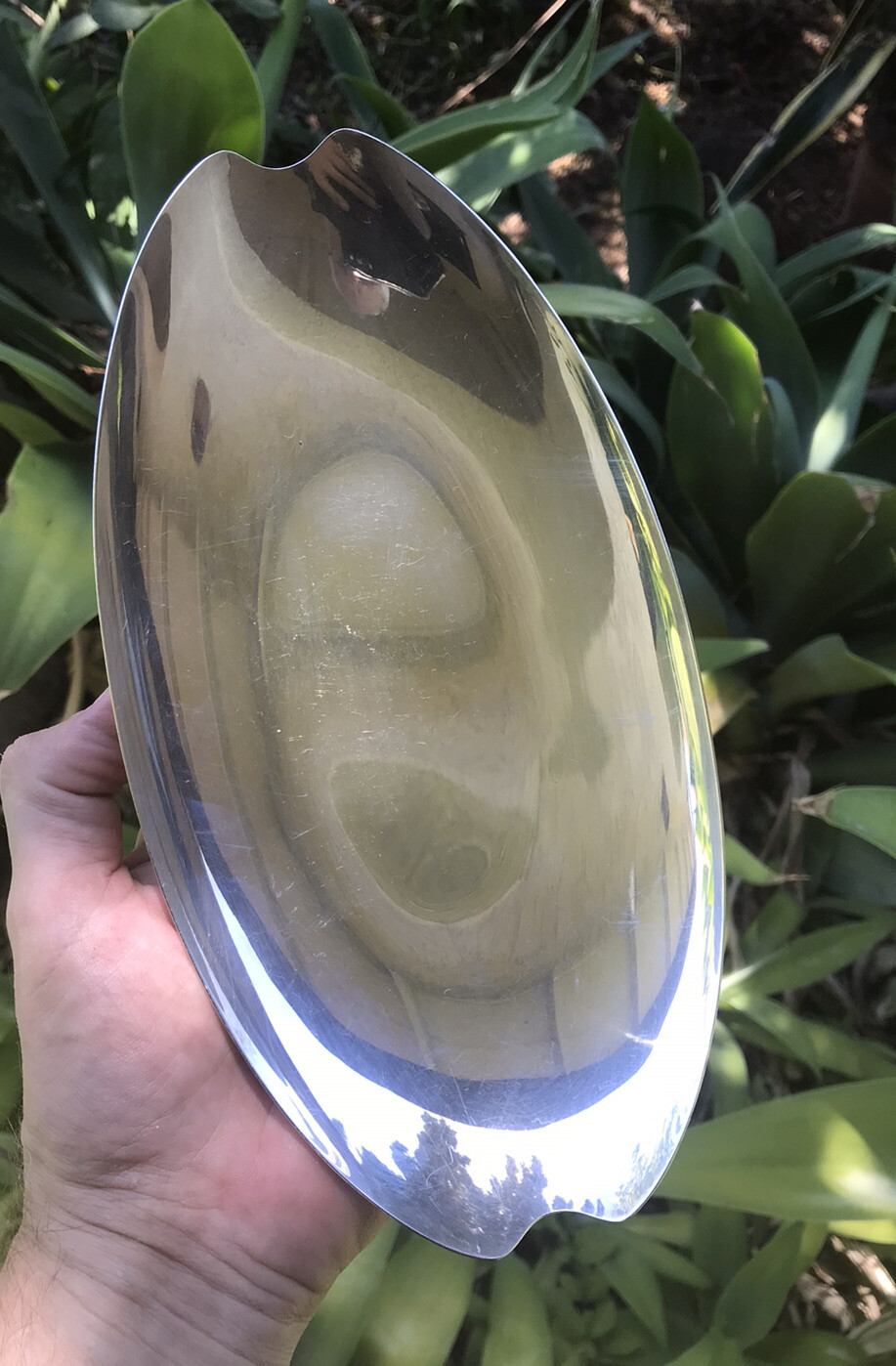 Vtg Floreat Alpaka Silver Mid Century Modern Sm Tray 9.5in W x 5in L ...