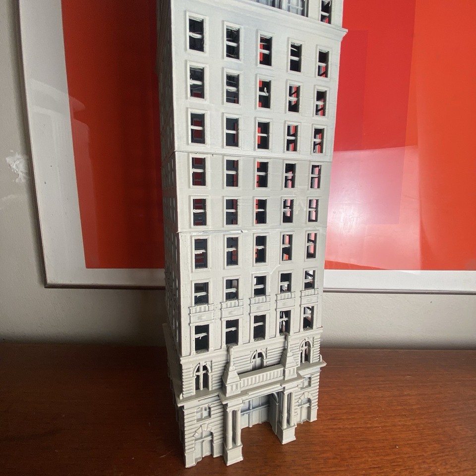 HO Scale Skyscraper / Building 25 Inches Tall | eBay