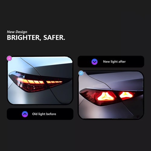 For 22-25 Mercedes-Benz W206 C-Class Right / Left Tail Light Brake C300 ...