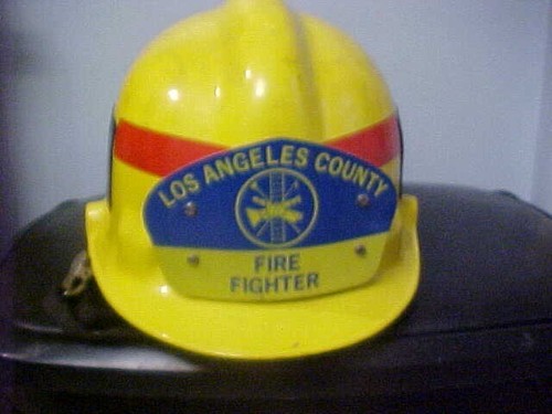 LOS ANGELES COUNTY CALIFORNIA FIRE DEPARTMENT HELMET | eBay