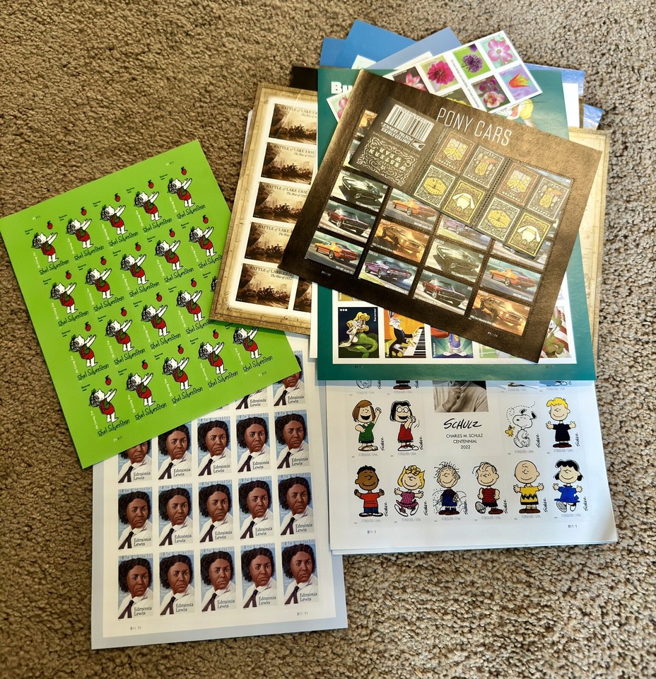 USPS Forever Stamp Lot - 52 Mixed Sheets Of 20 Stamps 811.00 Dollar ...