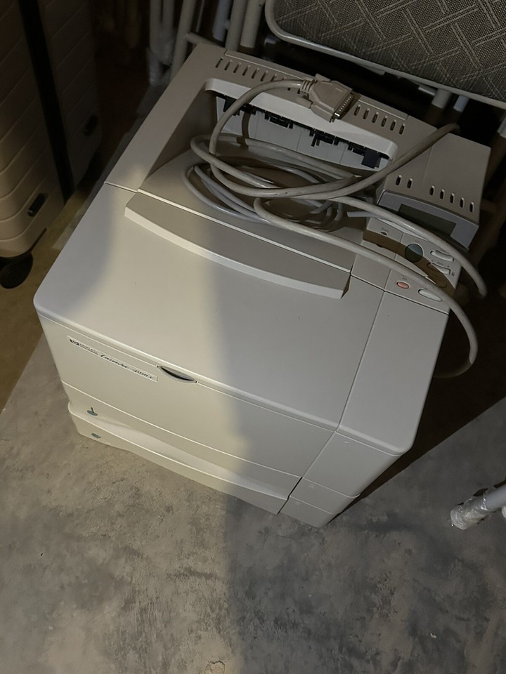HP LaserJet 4050N Workgroup Laser Printer 88698769966 | eBay