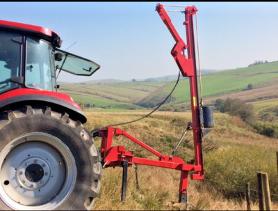 TRACTOR FRONT MOUNTED & 3PL SWING ROUND POST KNOCKER ,Like parmitter ...