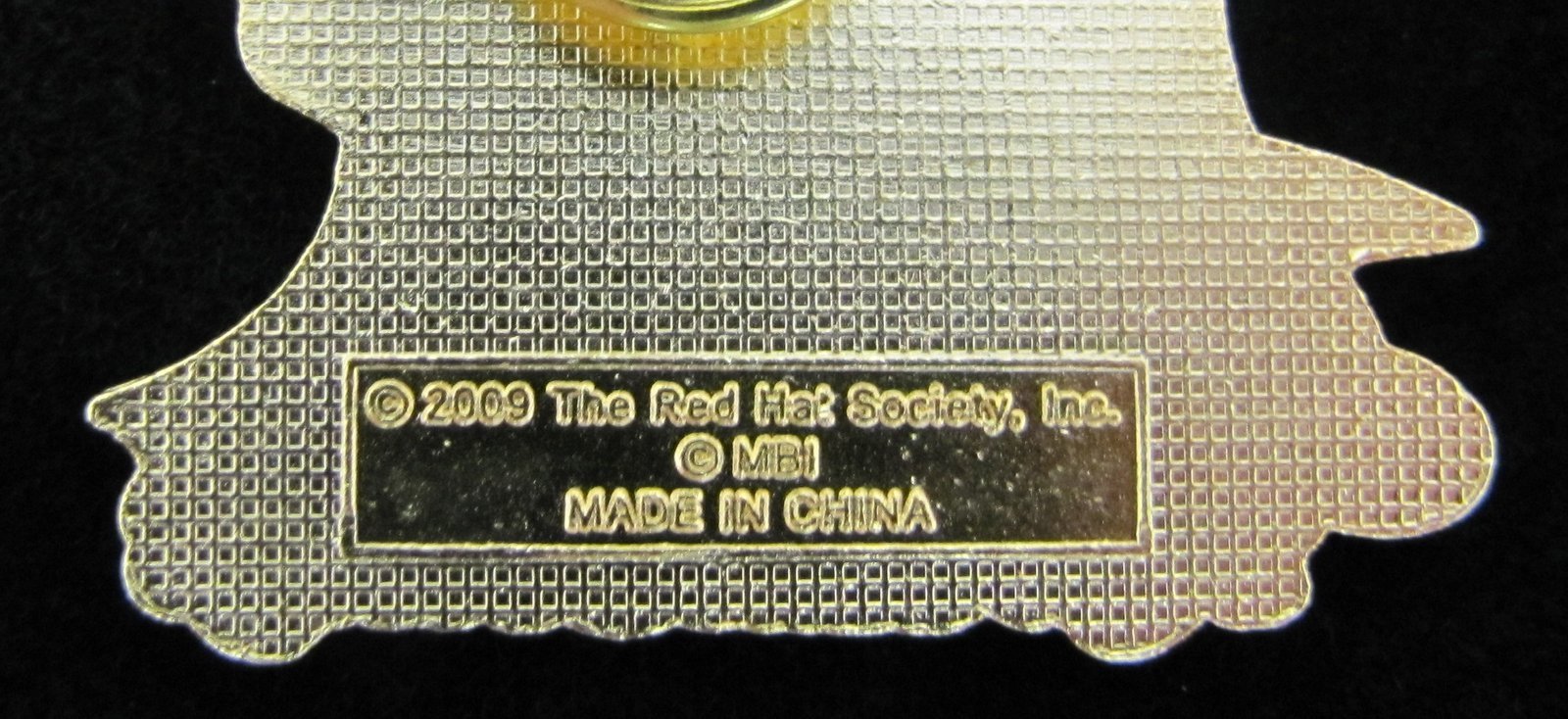 Red Hat Society Lapel Pin "Colorfully Connected" Computer Gold Willabee ...