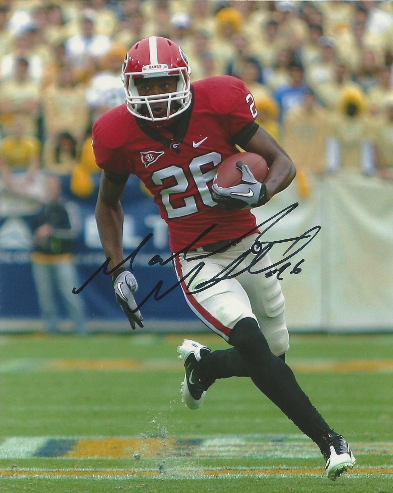 Malcolm Mitchell Autographed signed Georgia Bulldogs 8x10 photo vs Ga ...