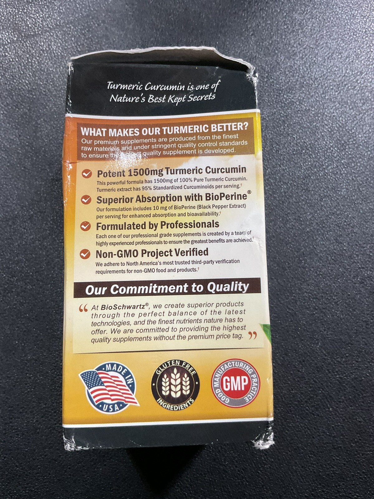 BioSchwartz Turmeric Curcumin Powder with Bioperine 1500mg 90 Capsules ...