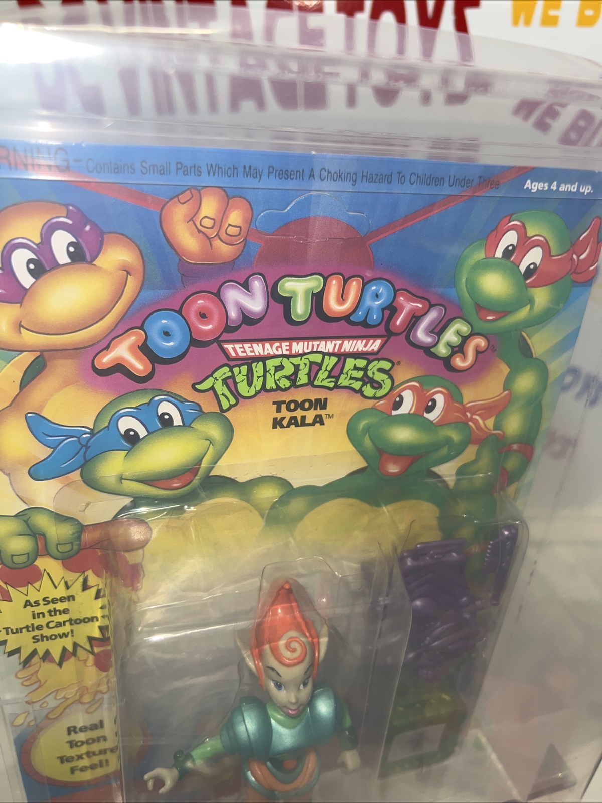 TMNT Toon Kala 1992 MOC Ninja Turtles Playmates Toys Action Figure for ...