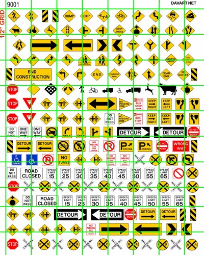 9001 DAVE'S DECALS ROAD, NO PASSING SPEED LIMIT WRONG WAY, SIGNS ...