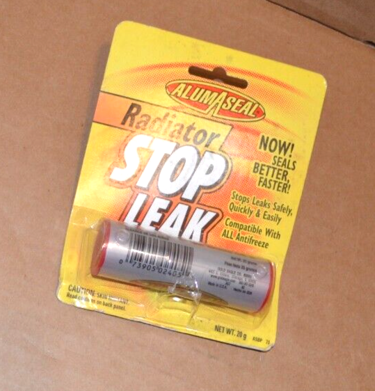 ALUMASEAL Radiator Stop Leak Powder Set of 3 Tubes 20 Grams Each for ...