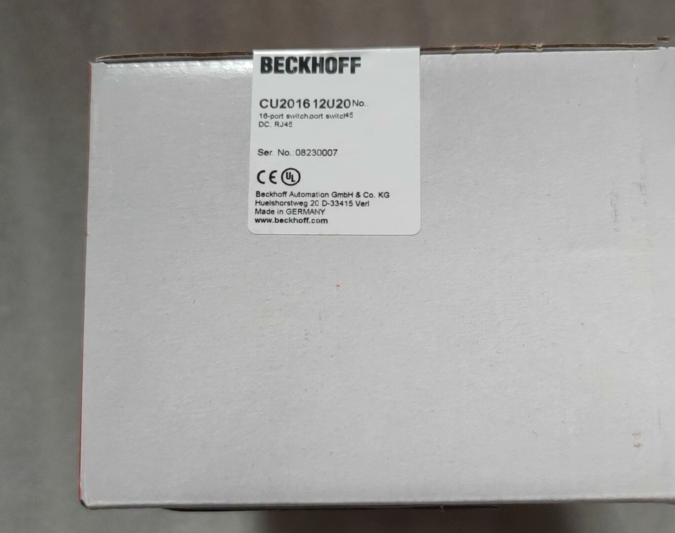 CU2016 BECKHOFF 16 Port Ethernet Switch brand new | eBay