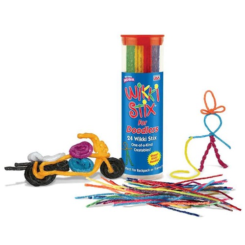 Wikki Stix for Doodlers 24 Bendable Moldable Crafting Sticks for ...