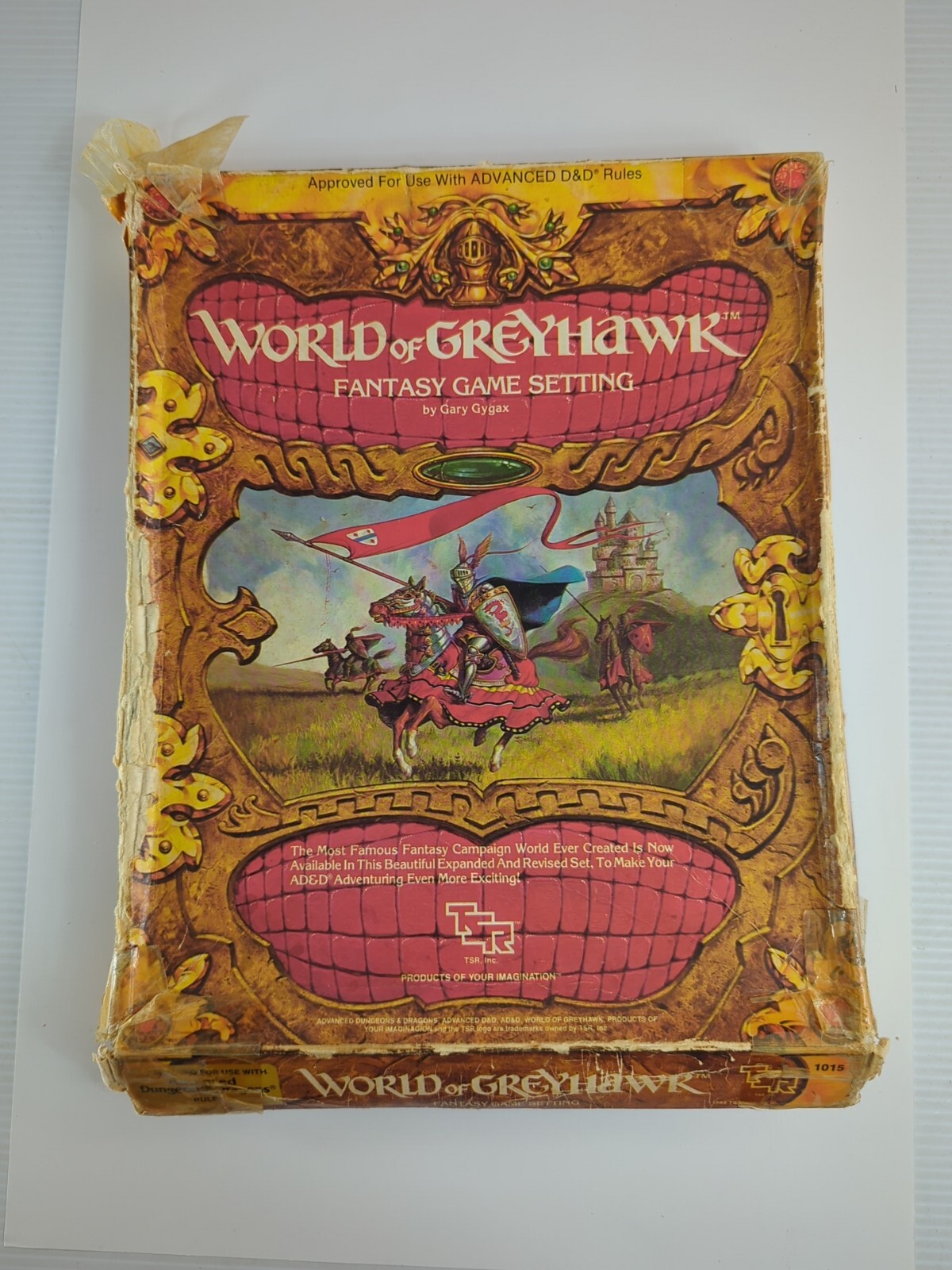 World Of Greyhawk Fantasy Game Setting BOX SET DUNGEONS & DRAGONS AD&D ...