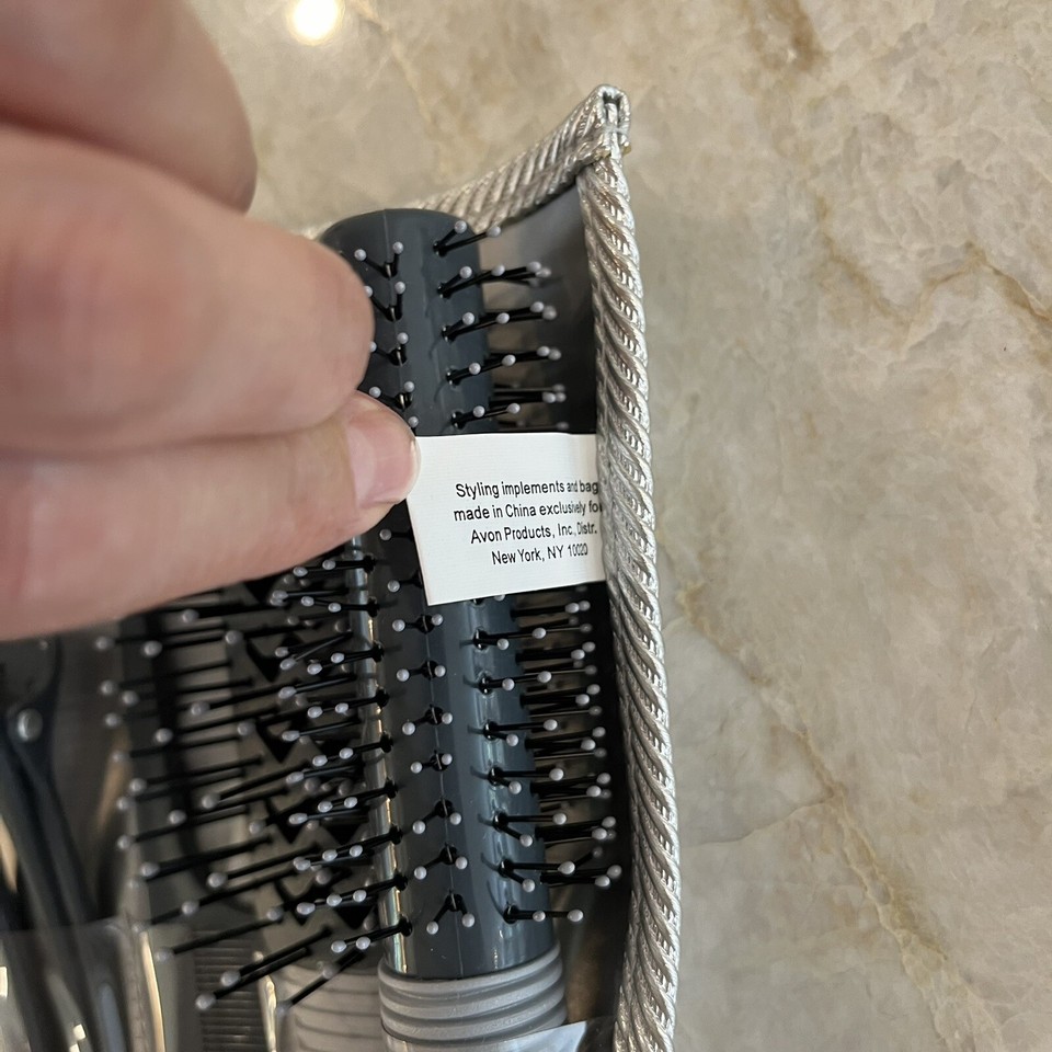 Rare Avon Techniques Styling Tool Kit Tri-Nutriv Formula 1998 -NEW- 8 ...