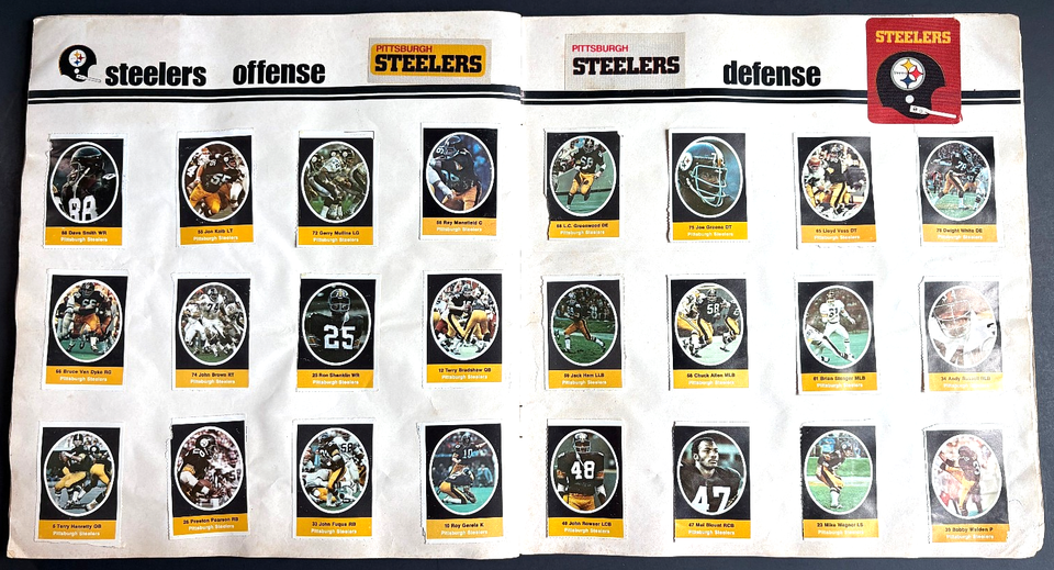 1972 NFL Action ‘72 Sunoco 56-Page Stamp Album Complete All Stickers 26 ...
