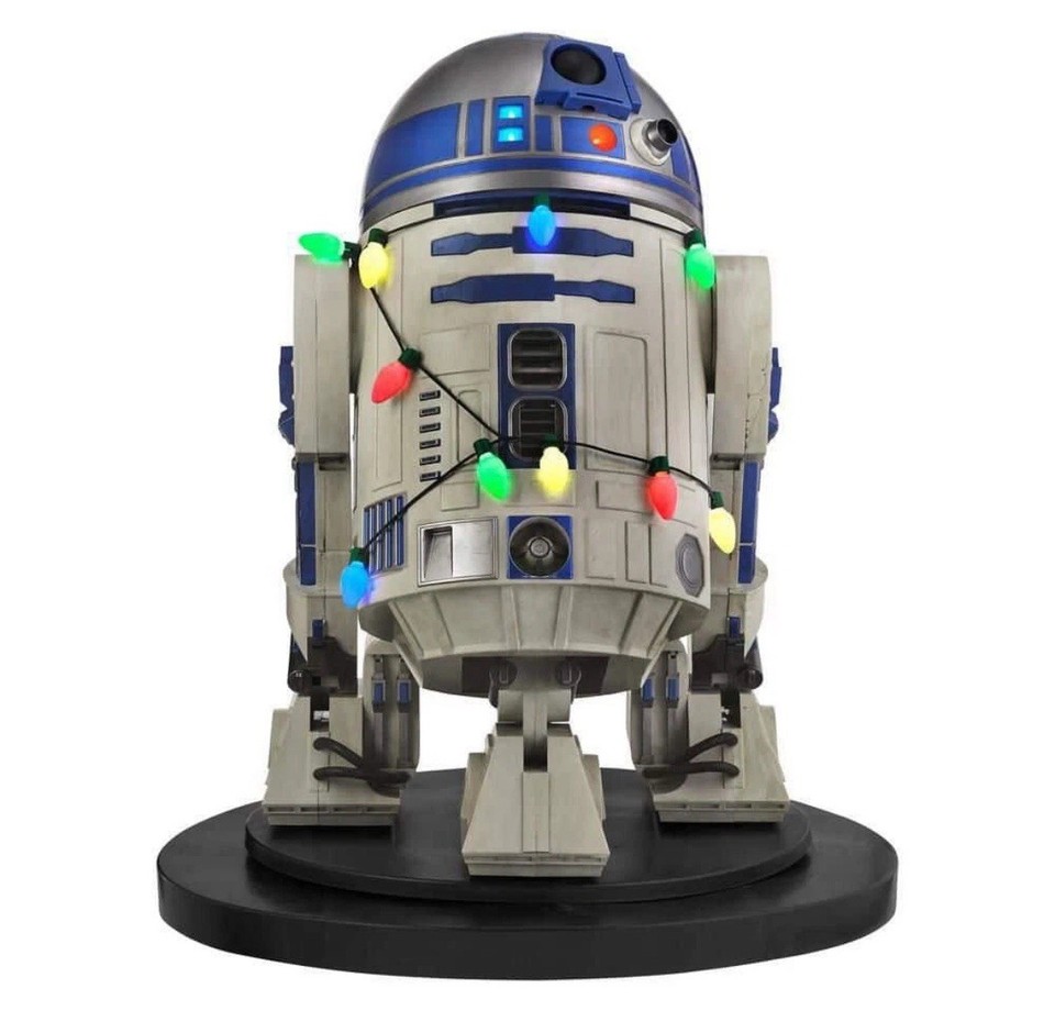 HOME DEPOT 3.5 FT ANIMATED STAR WARS R2D2 CHRISTMAS PROP ANIMATRONIC IN ...