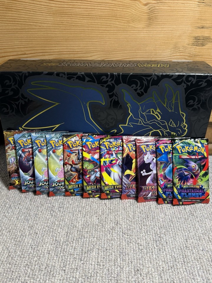 Lot Of 11 Pokemon Sealed Booster Packs Out Of Charizard Phantasmal ...