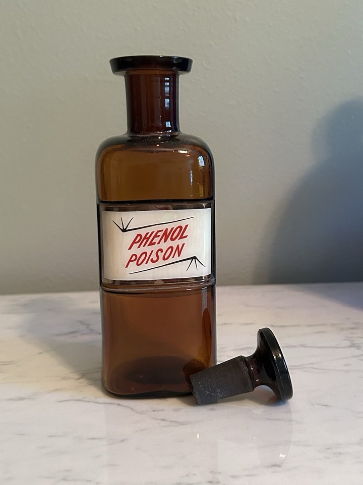 PHENO / POISON “L.U.G.” Bottle ~Label Under Glass~ | eBay