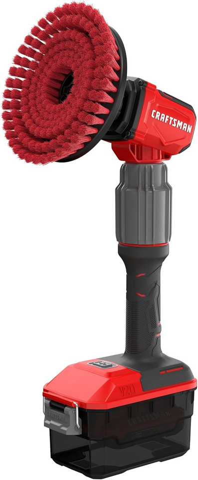 CRAFTSMAN V20 Cordless 2-In-1 Power Scrubber Kit, Multi-Purpose ...