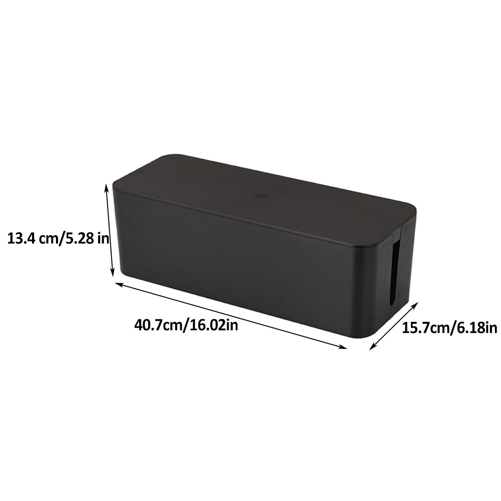 Data Cable Storage Box Hollowed Out Living Room ABS Solid With ...