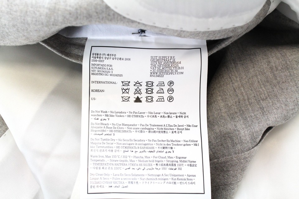 SUITSUPPLY Jort La Spalla Men's Suit UK38R Wool Cashmere Sand Brown RRP ...