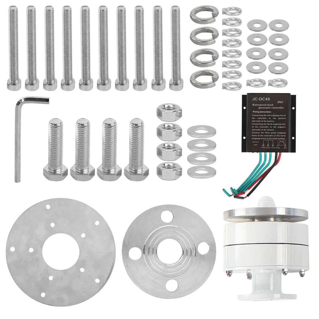 800W 12V/24V/48V Wind Turbine Lantern Generator Windmill Motor Power ...