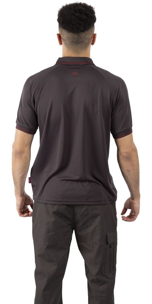 Trespass T-Shirt Bonington - Male Polo Top Tp100 Dark Grey | eBay