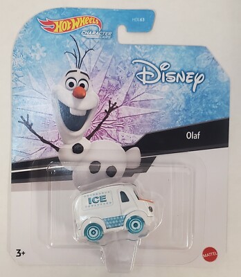 Hot Wheels Character Cars Disney Olaf Frozen Diecast Car | eBay