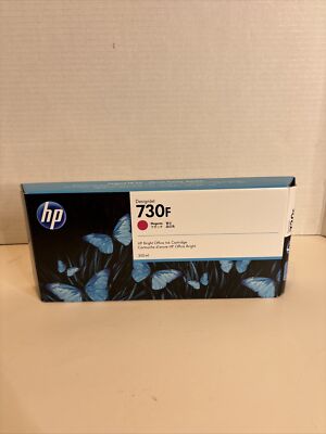 HP Ink 730 730F Magenta Cartridge 300ml 1XB26A DesignJet T1700 T1600dr ...