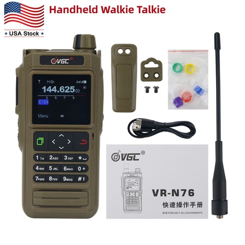 VR-N76 Handheld Walkie Talkie UV Dualband IP67 Waterproof Radio ...