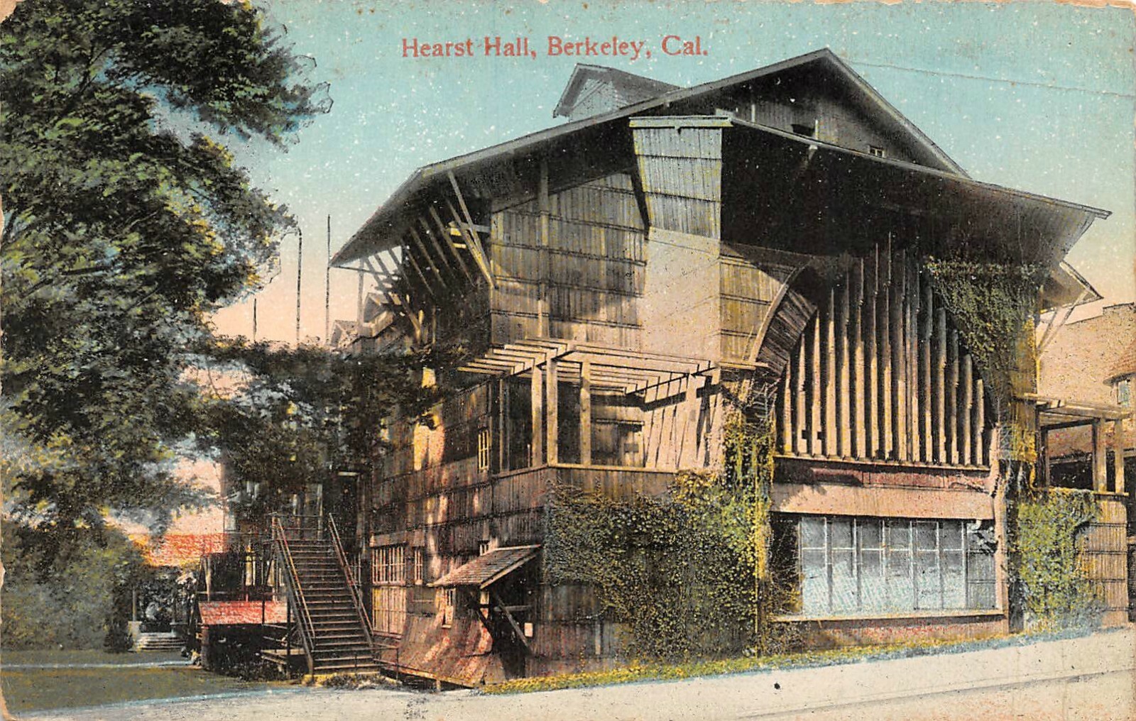Hearst Hall, University of California Berkeley,CA Vtg 1910's Postcard ...