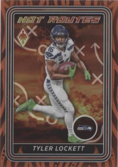 2023 Panini Phoenix - Hot Routes Tyler Lockett #HR-11 Orange /99 for ...