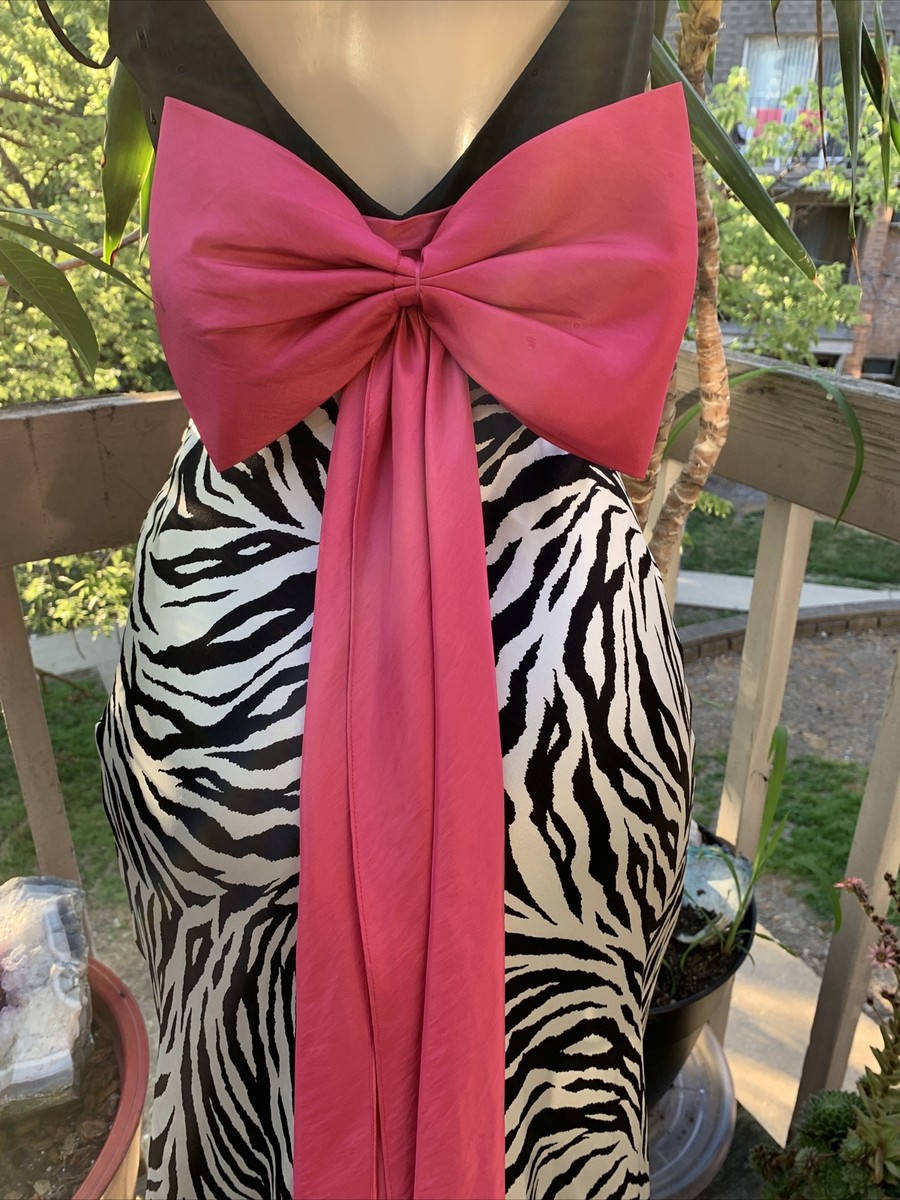 Hot Pink Zebra Prom Dresses