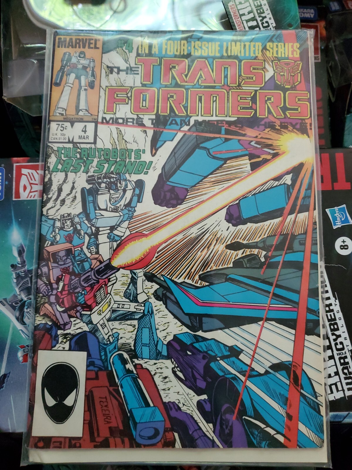 Transformers Issue #4 of Limited Edition Four Issue 1984 Marvel Comic ...