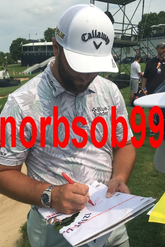 JON RAHM SIGNED AUTOGRAPH MASTERS PGA U.S. OPEN 8x10 PHOTO w/PROOF ...