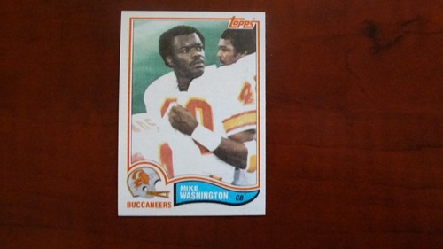 1982 TOPPS # 506 MIKE WASHINGTON FOOTBALL CARD | eBay