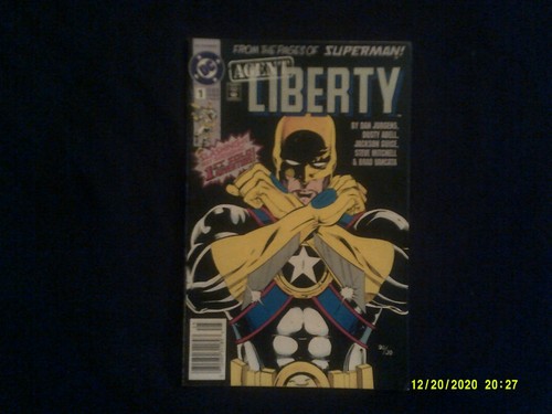 1992 DC COMICS AGENT LIBERTY # 1. ONE-SHOT 1st SOLO ADVENTURE | eBay