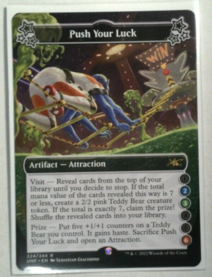 Mtg Push Your Luck *Unfinity* | eBay