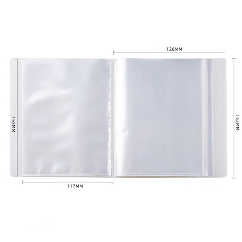 40 Pages A6 Postcards Pocket Storage Book Transparent Home Picture Alb ...