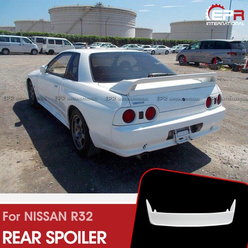For Nissan R32 GTR OE Style FRP Fiber Unpainted Rear Spoiler Wing ...