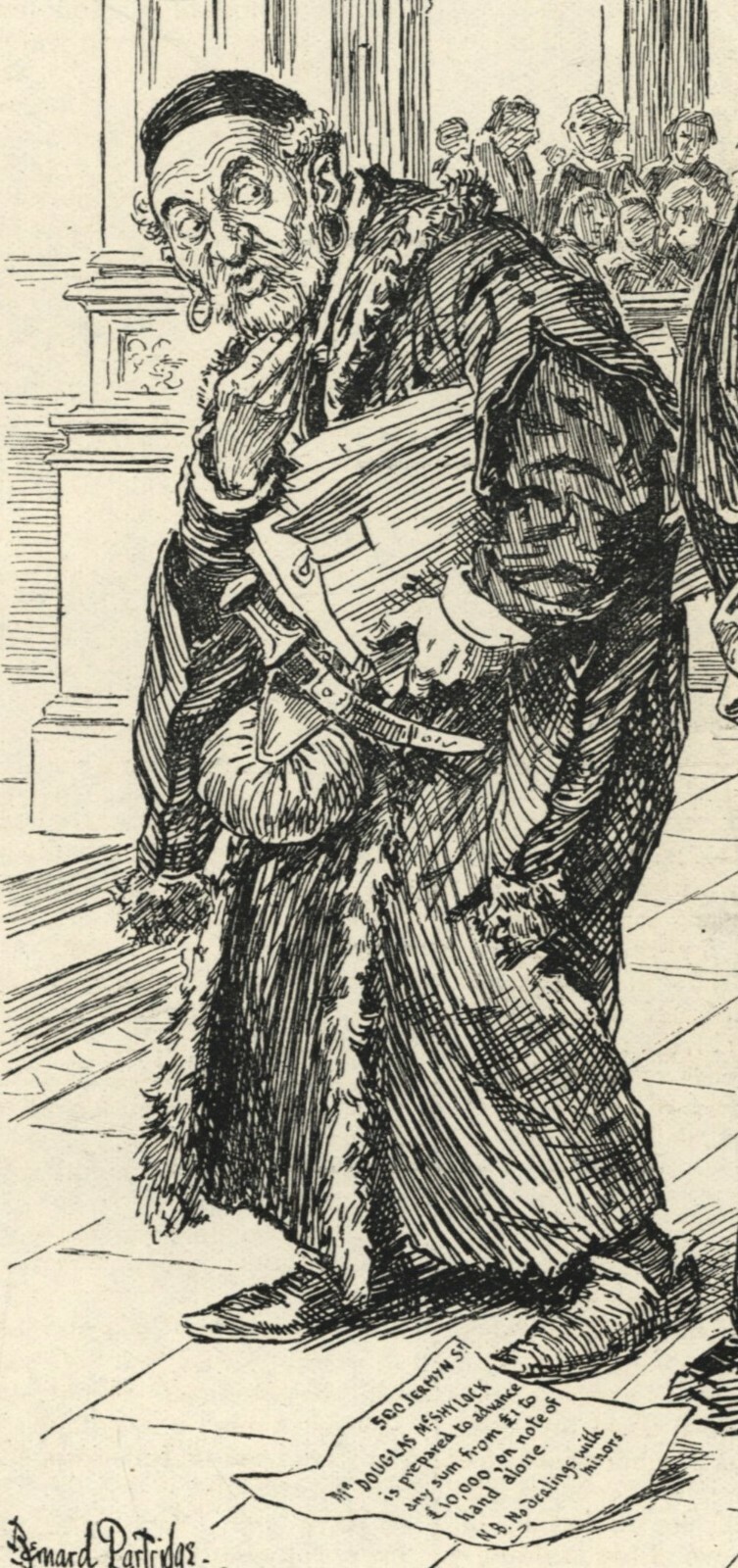 RARE 1925 BRITISH Political Cartoon: LORD CARSON - Shylock - MONEY ...