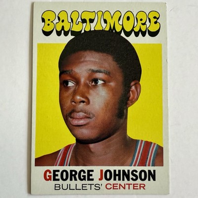 1971-72 Topps George Johnson/Baltimore Bullets/Card #21/Ex++🏀 | eBay