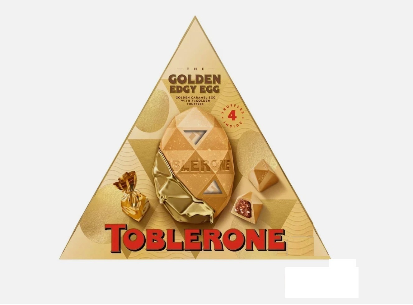 2026 Toblerone The Edgy Egg Milk Chocolate Easter Egg 298G Easter Egg ...