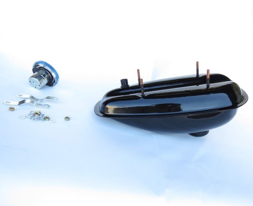 49cc 60cc 80cc Motorized Bicycle Gas Fuel Tank w/ Cap 0.5 Gallon 2 ...