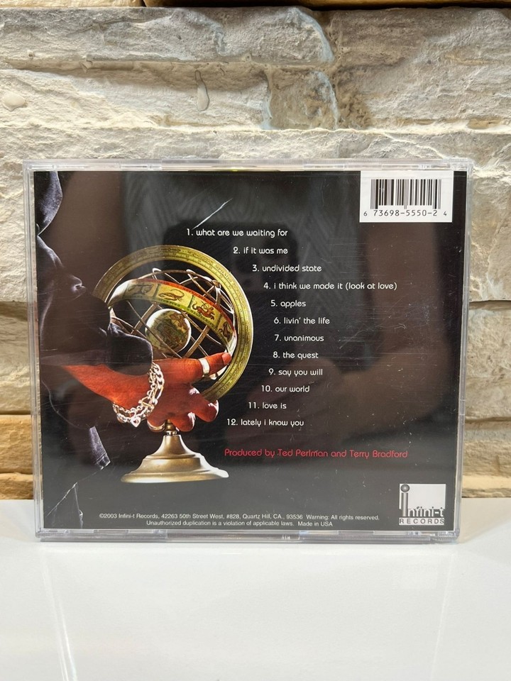 Terry Bradford Unanimous 2003 Studio Album Vocal Soul Pop Contemporary ...
