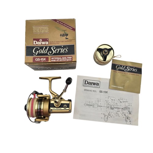 Daiwa Gold Series GS-15 High Speed 3 Ball Bearing Fishing Reel Skirted ...
