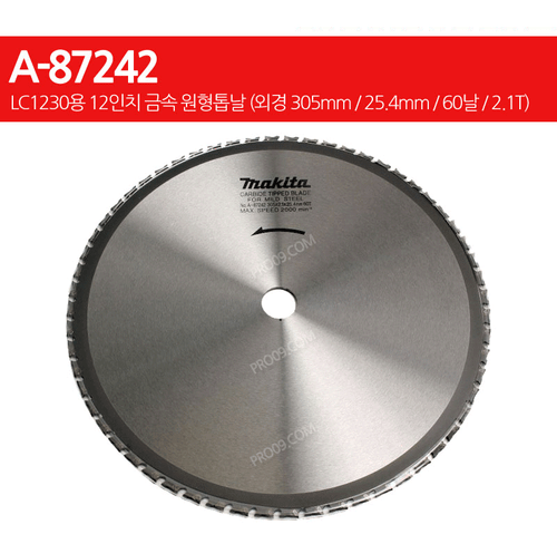 Makita A-87242 (12")305mm Circular Saw Blade Cutting METAL Blade 60T ...