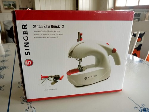Singer Stitch Sew Quick 2 Compact Handheld Portable Sewing Machine ...