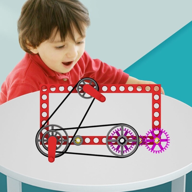 Handmade Gear Pulley Toy Set Easy To Assemble For Kids 5+ Back to ...